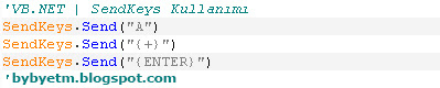 VB.NET | SendKeys Kullanımı – By_bye™