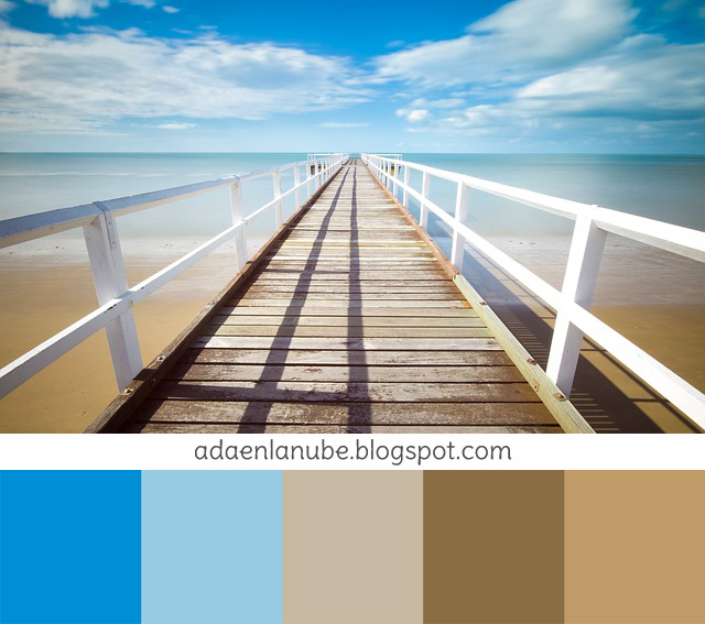 Paleta de colores I playa - Ana en la Nube