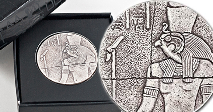 Currently in Stock: The 2-oz 2016 Egyptian Relic Series Horus Silver ...