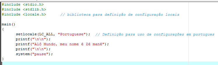 É Lógica, é facil: Exibindo caracteres especiais no printf.