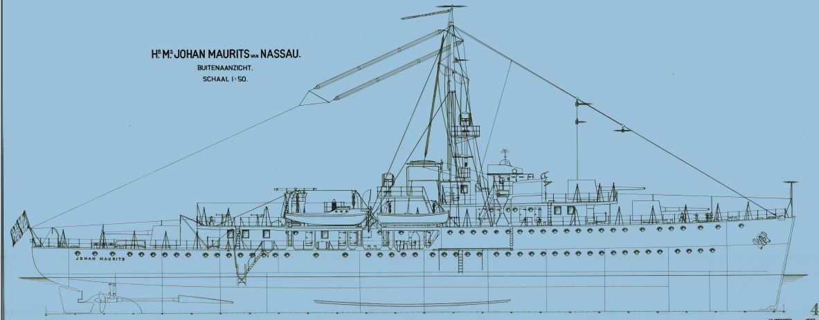 WARSHIPSRESEARCH: Dutch gunboat Hr. Ms. Johan Maurits van Nassau 1930-1940