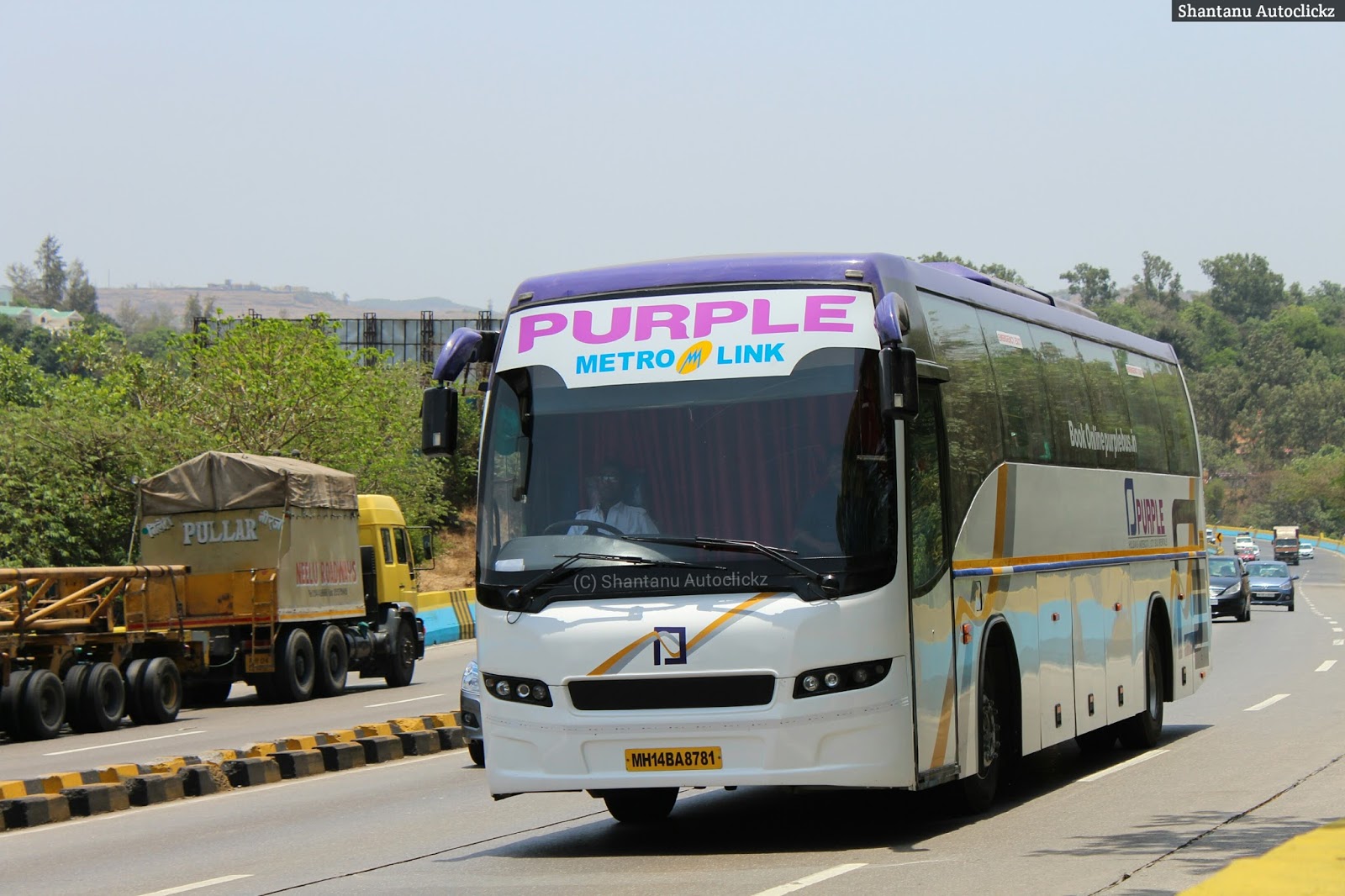 Shantanu Autoclickz: Collection of Prasanna Purple Volvo B7R Buses ...
