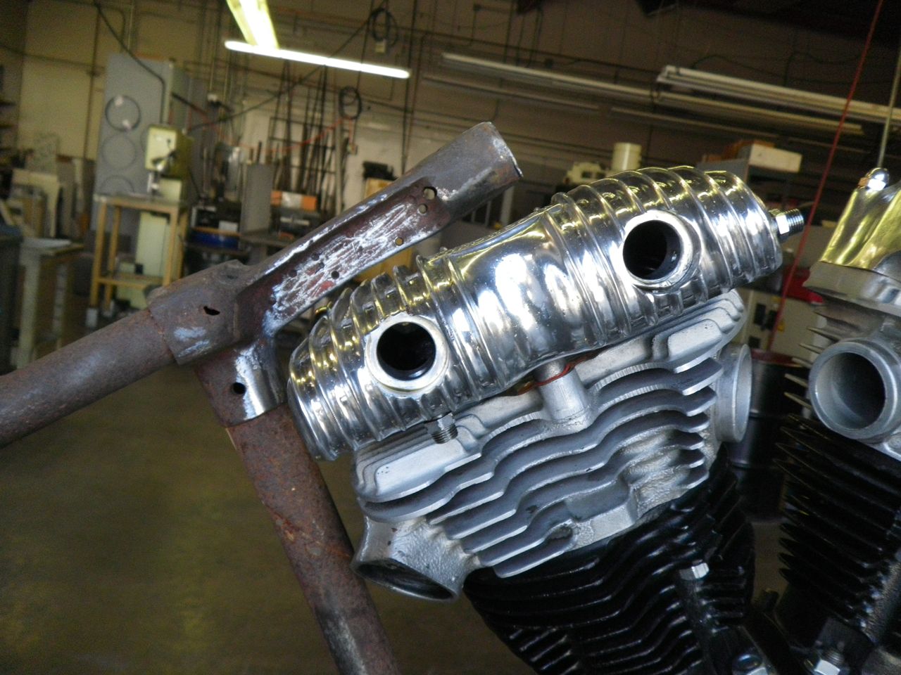 Throwback cycle parts: Vl Frame progress