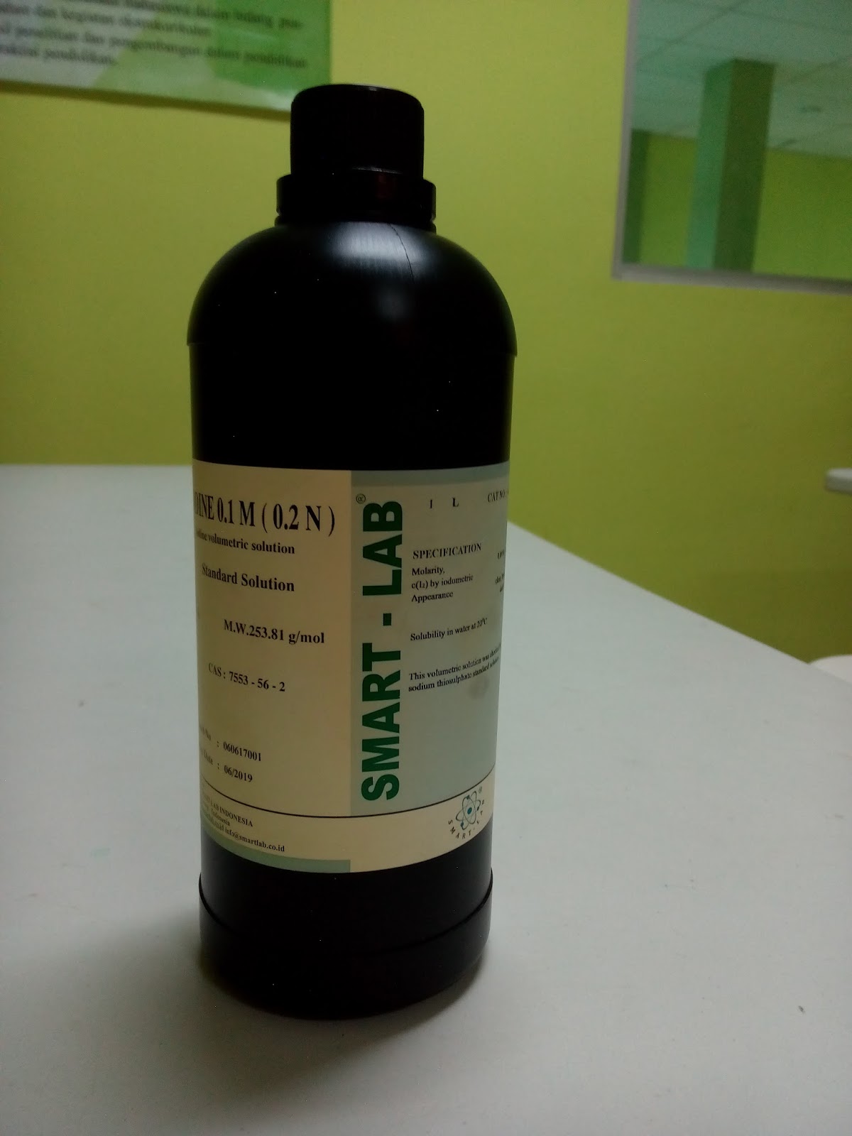 LARUTAN IODINE SOLUTION | Laboratorium IPA Terpadu