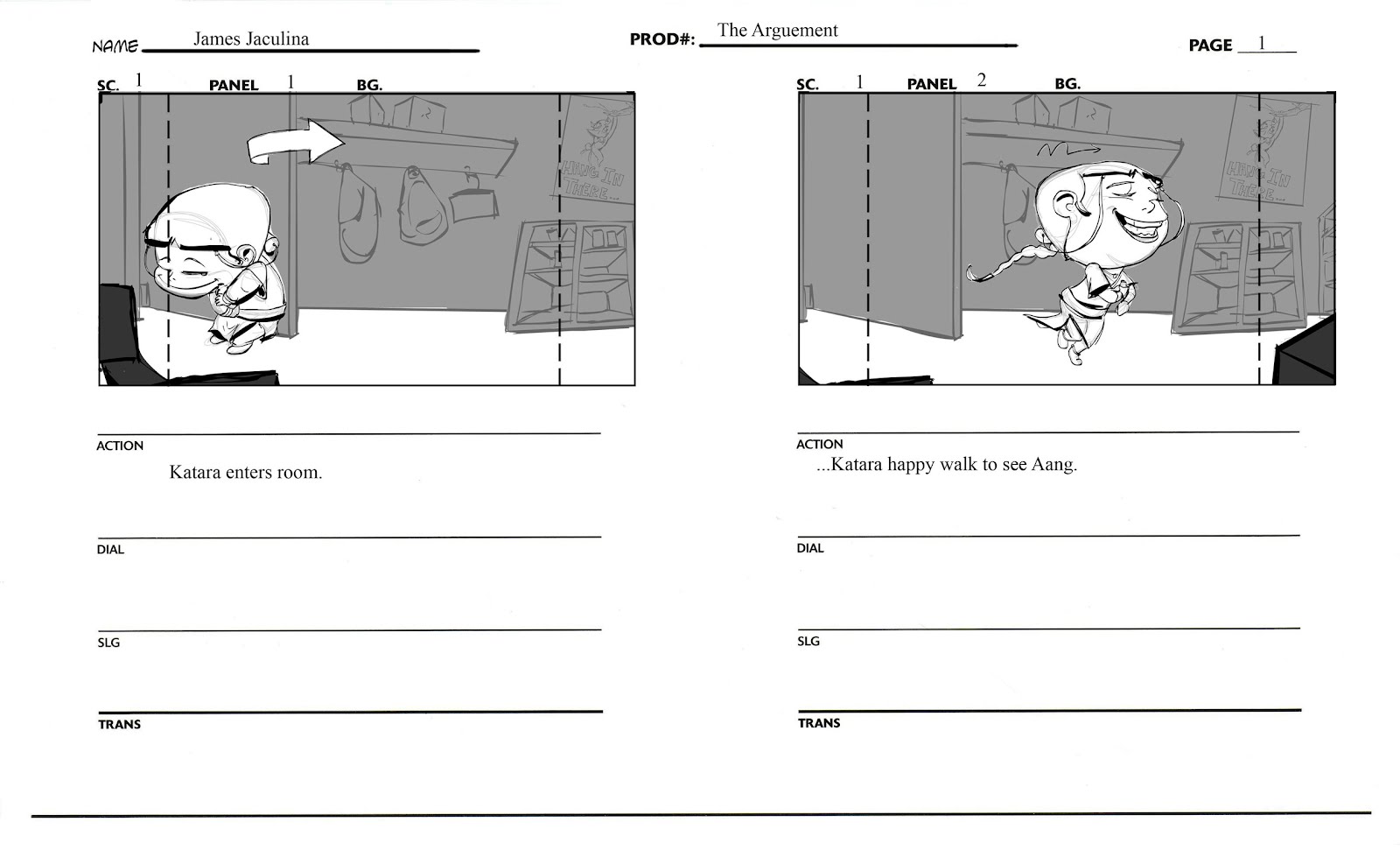 PONDERING RONIN: Storyboards: The Argument