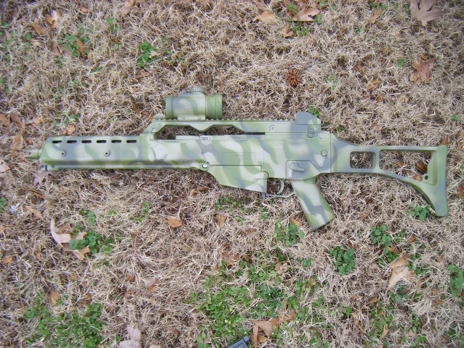 Homemade Defense: New Camo Project-Airsoft HK G36