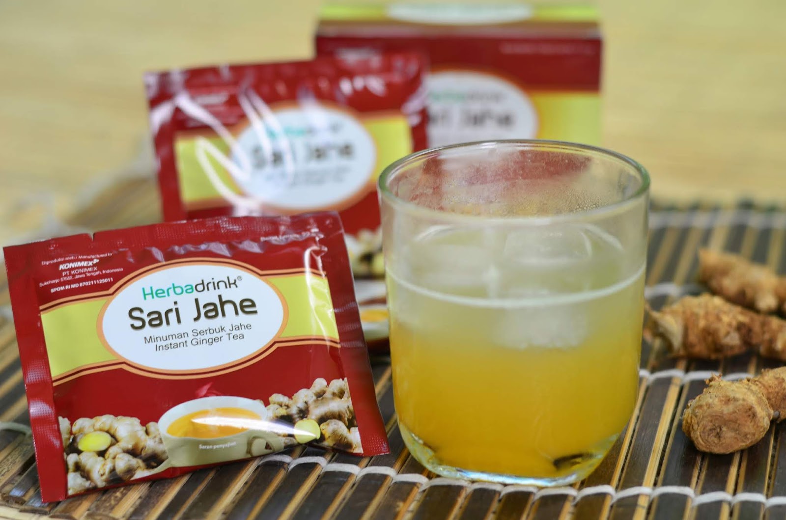 Es Sari Jahe, Minuman Segar dan Sehat Kala Cuaca Panas Seperti Sekarang