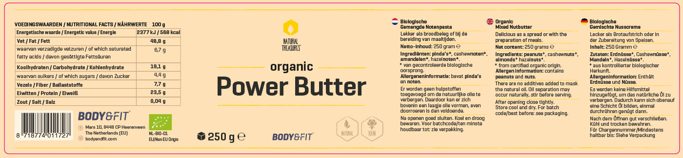 A close up in my (healthy) lifestyle: Review - Power Butter - Body & Fit