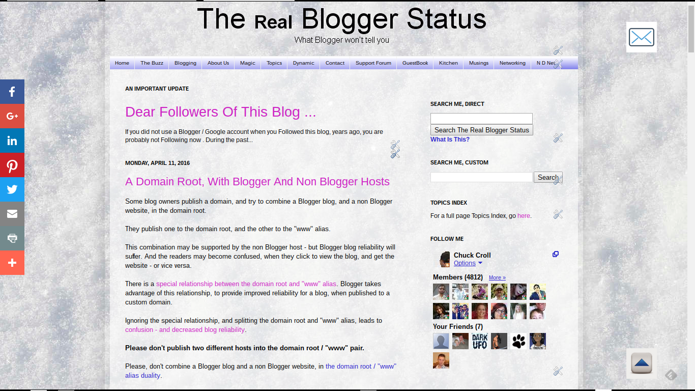 TheRealBlogger: A Domain Root, With Blogger And Non Blogger Hosts