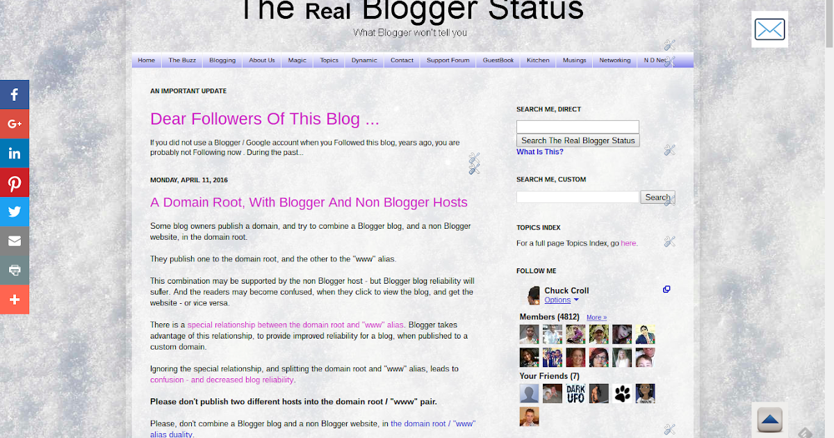 TheRealBlogger: A Domain Root, With Blogger And Non Blogger Hosts