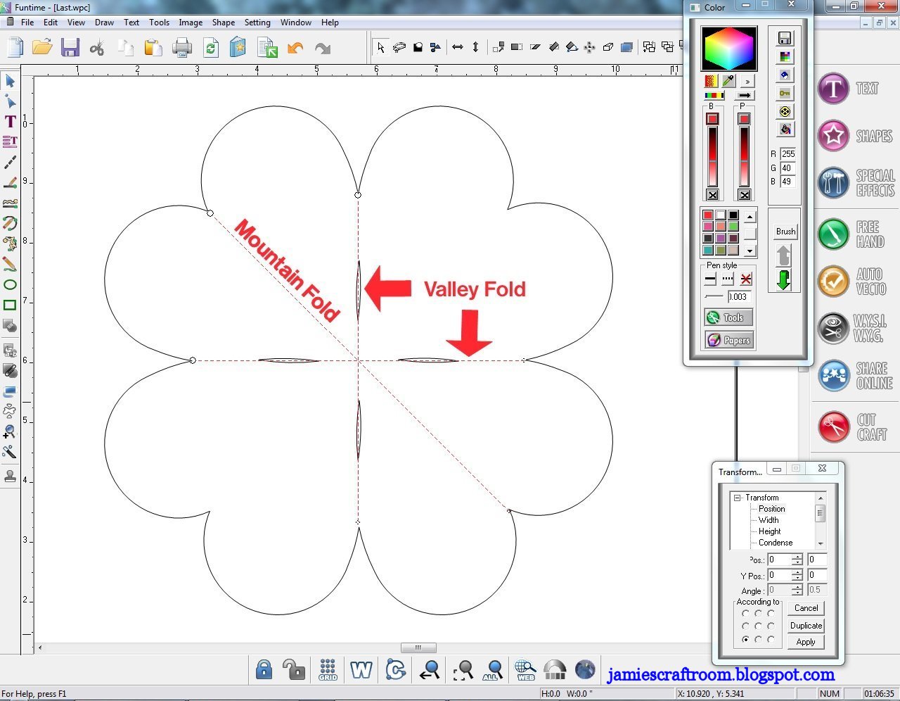 Jamie's Craft Room: Heart Explosion Card Funtime Tutorial