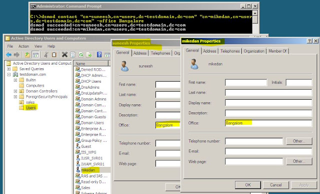 Tech Blog: What are the DS Commands ? How it works in Active directory.