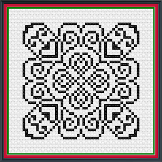 The world according to Ági: Colouring pattern in cross stitch