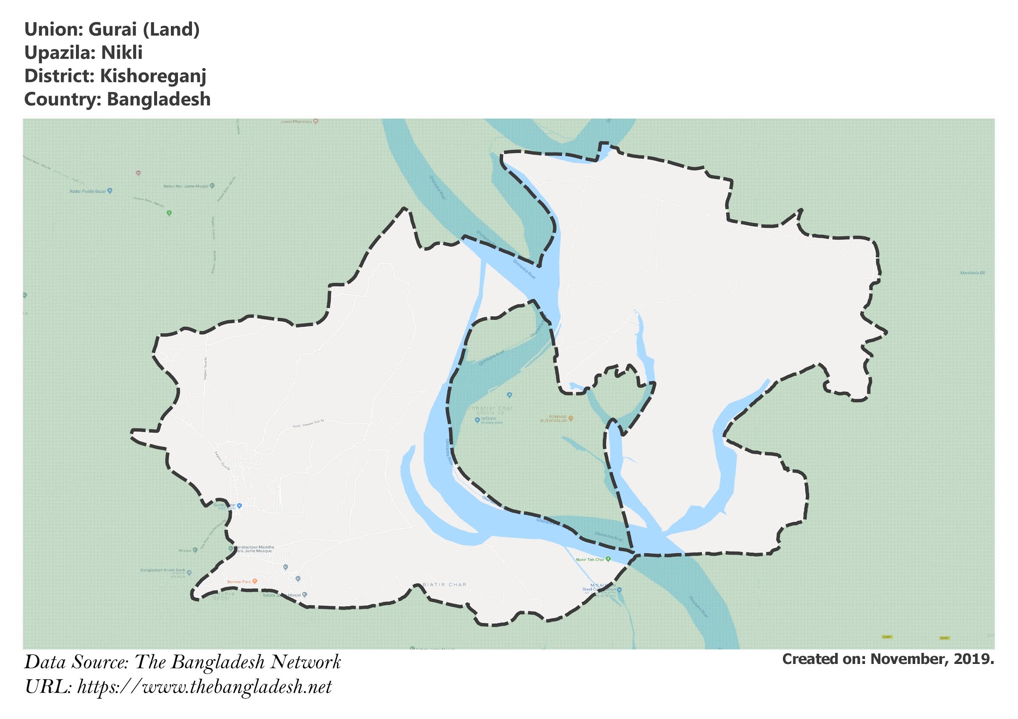 Gurai Union, Kishoreganj