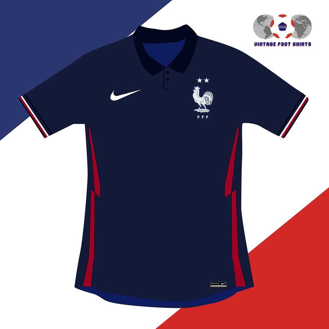 Based On Leaked Info | 2 Possible Nike France EURO 2020 Home Kits ...