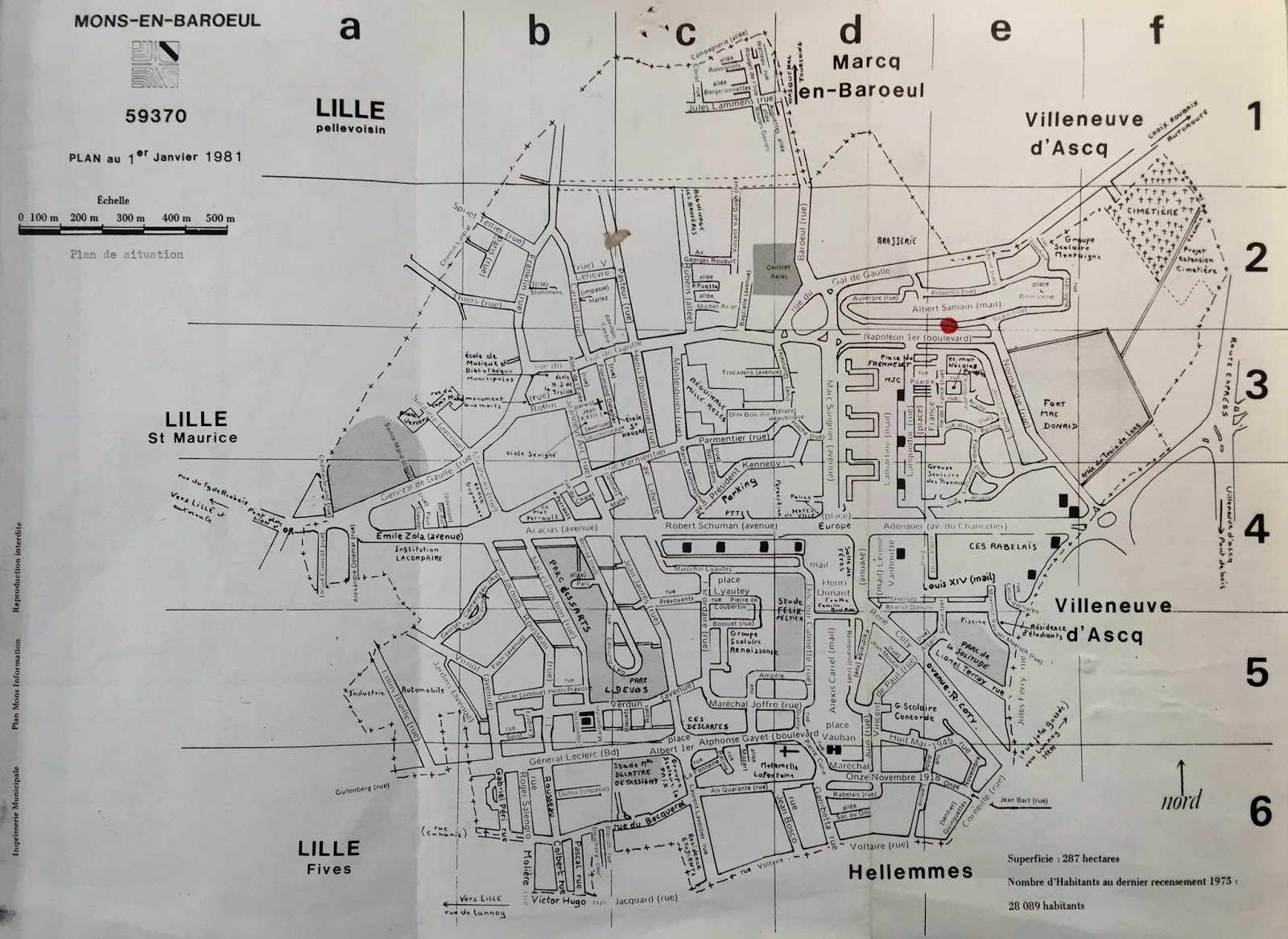 Mons Avant - Mons Après .........: Plans