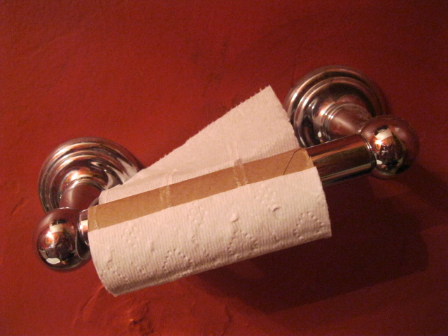 Two Squares of Toilet Paper