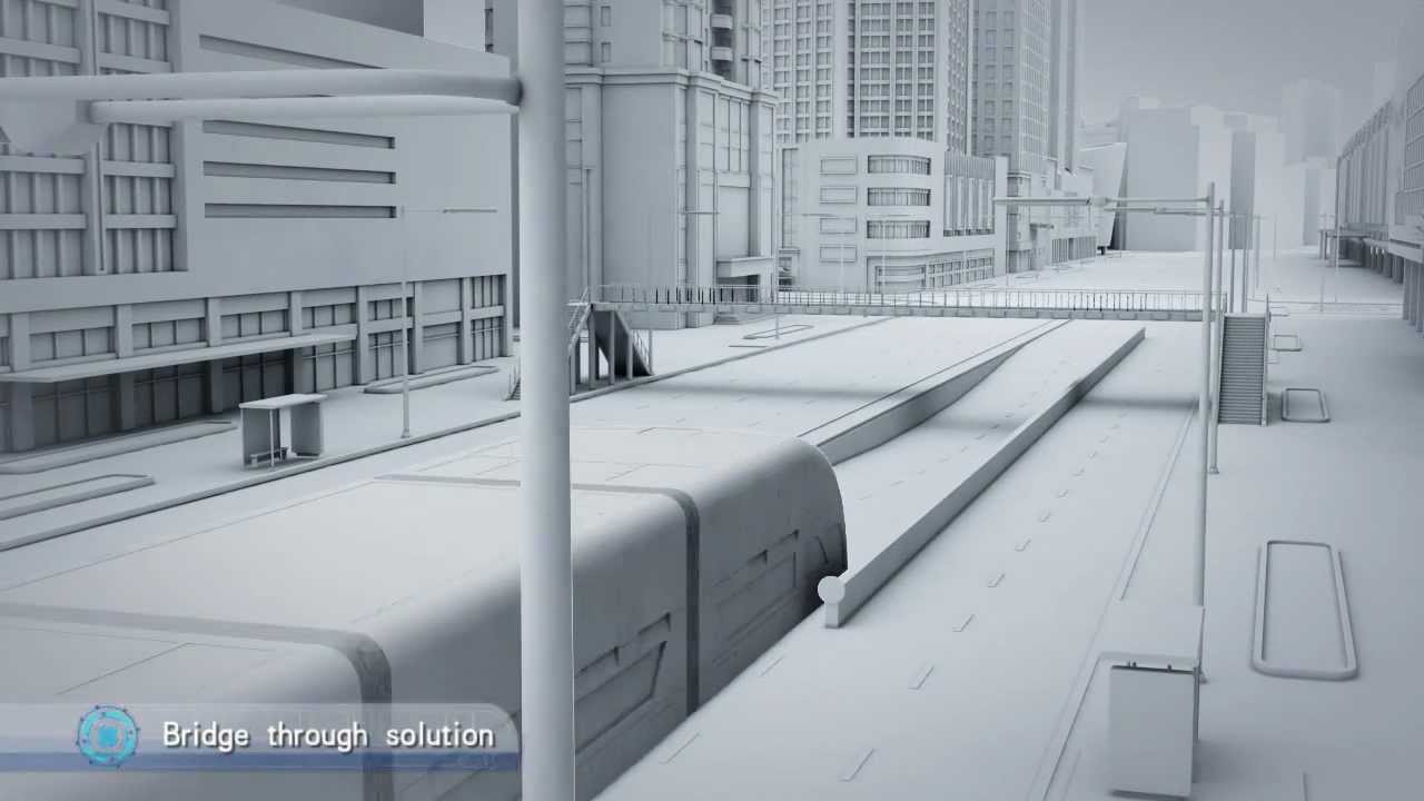 Full scale Straddle bus is being built and will undergo testing in July ...