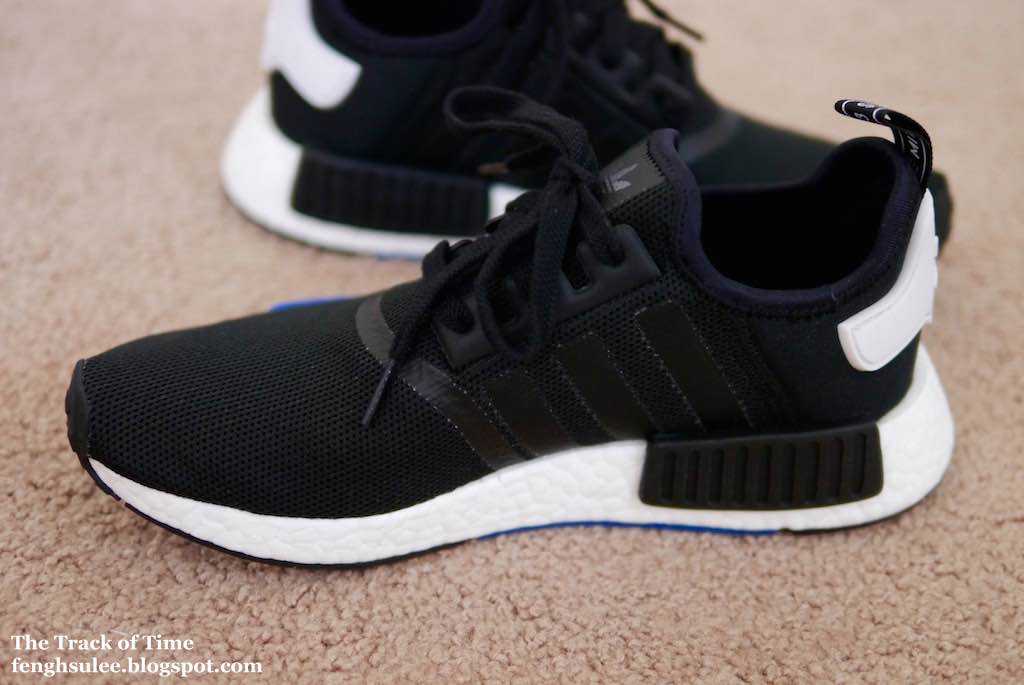 Adidas Originals Men's NMD R1 Runner Black/White/Tokyo Blue | The Track ...