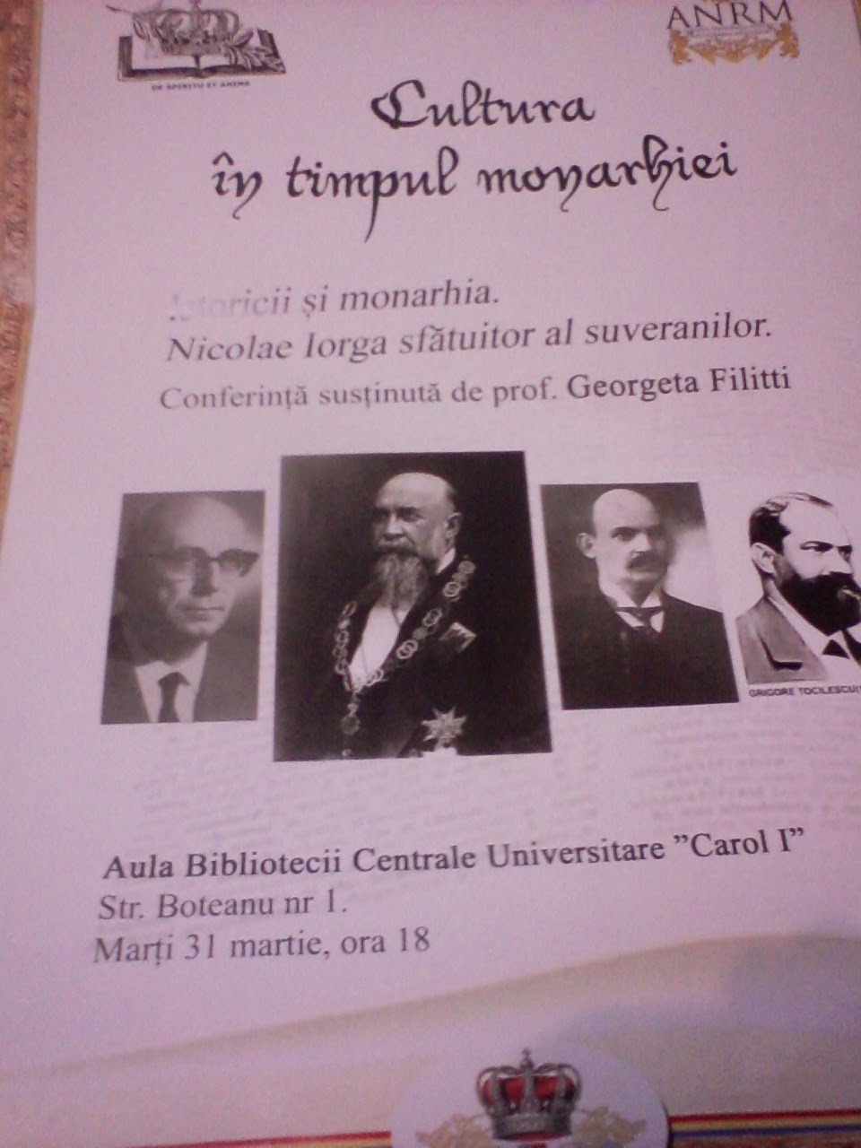 Jurnalul Denisei: Georgeta Filitti despre Nicolae Iorga: O istorie ...