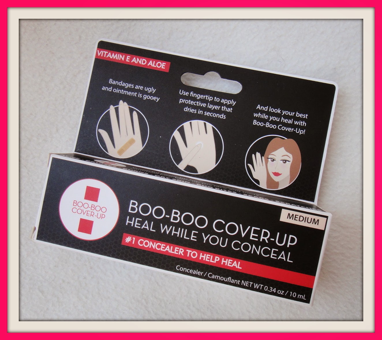 Review: Boo-Boo Cover Up - Heal While you Conceal - Must Be...Pink!