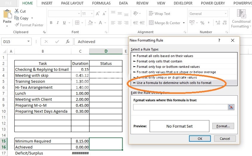How to create own rule in Conditional Formatting in Excel - Tactical ...
