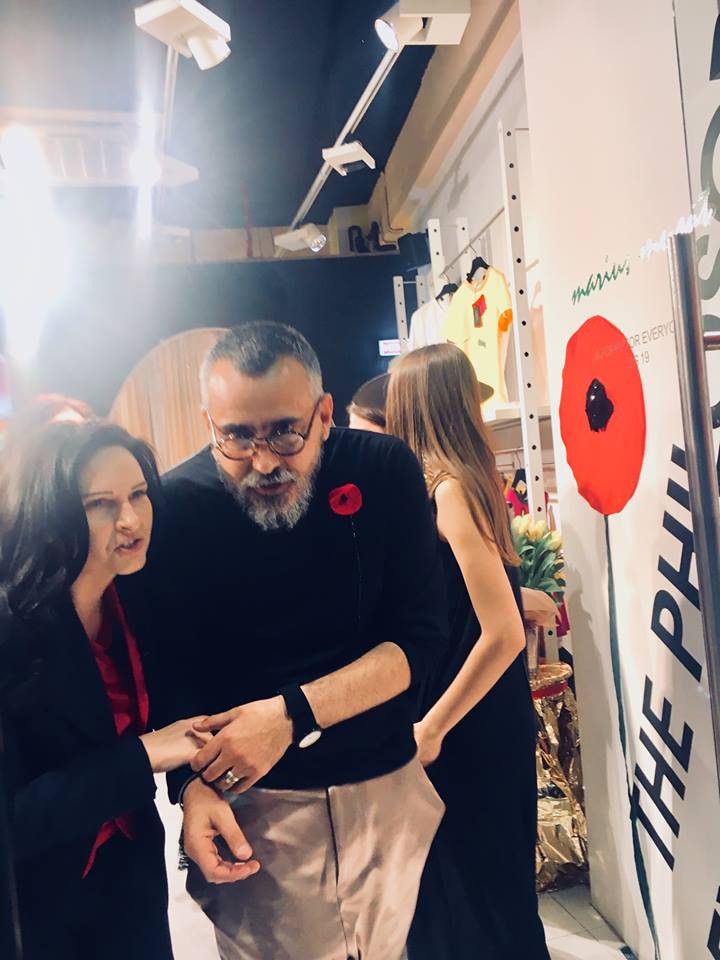 Designerul de modă Marius Muşat a organizat prezentarea noii sale ...