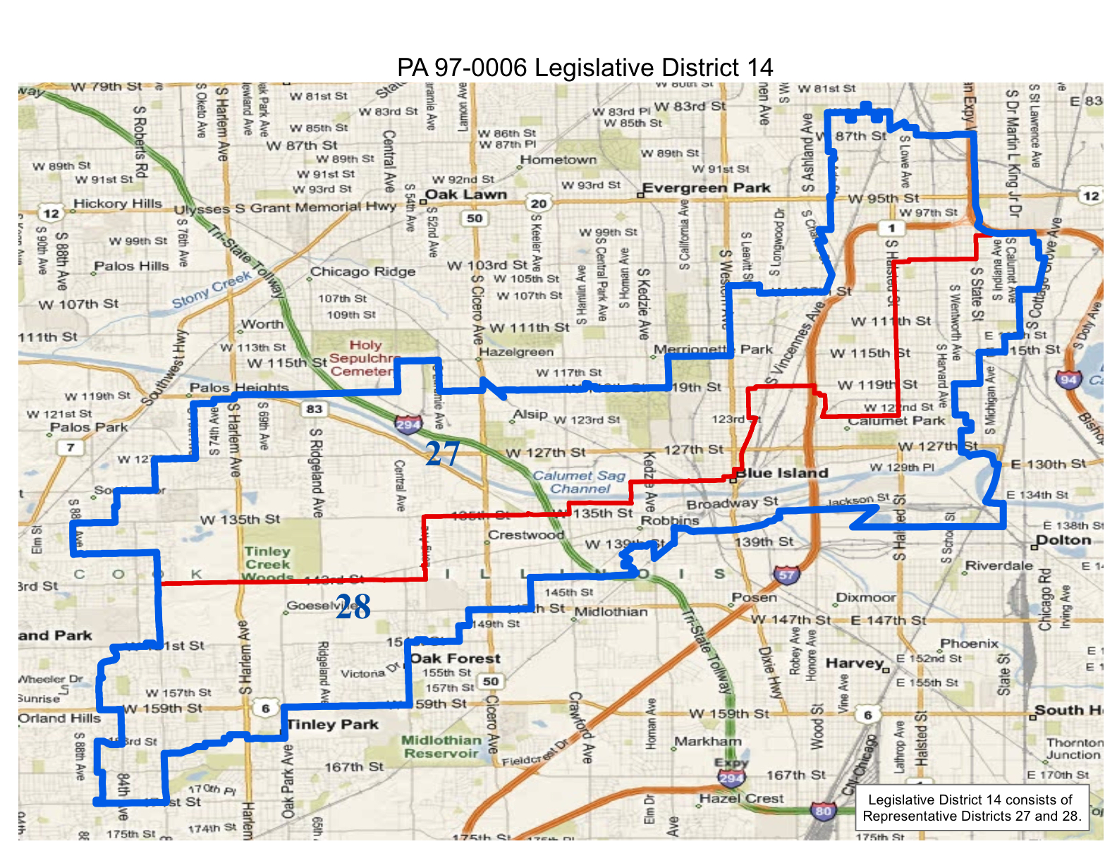 Will County Politics: Realigned Illinois State Legislative and State ...