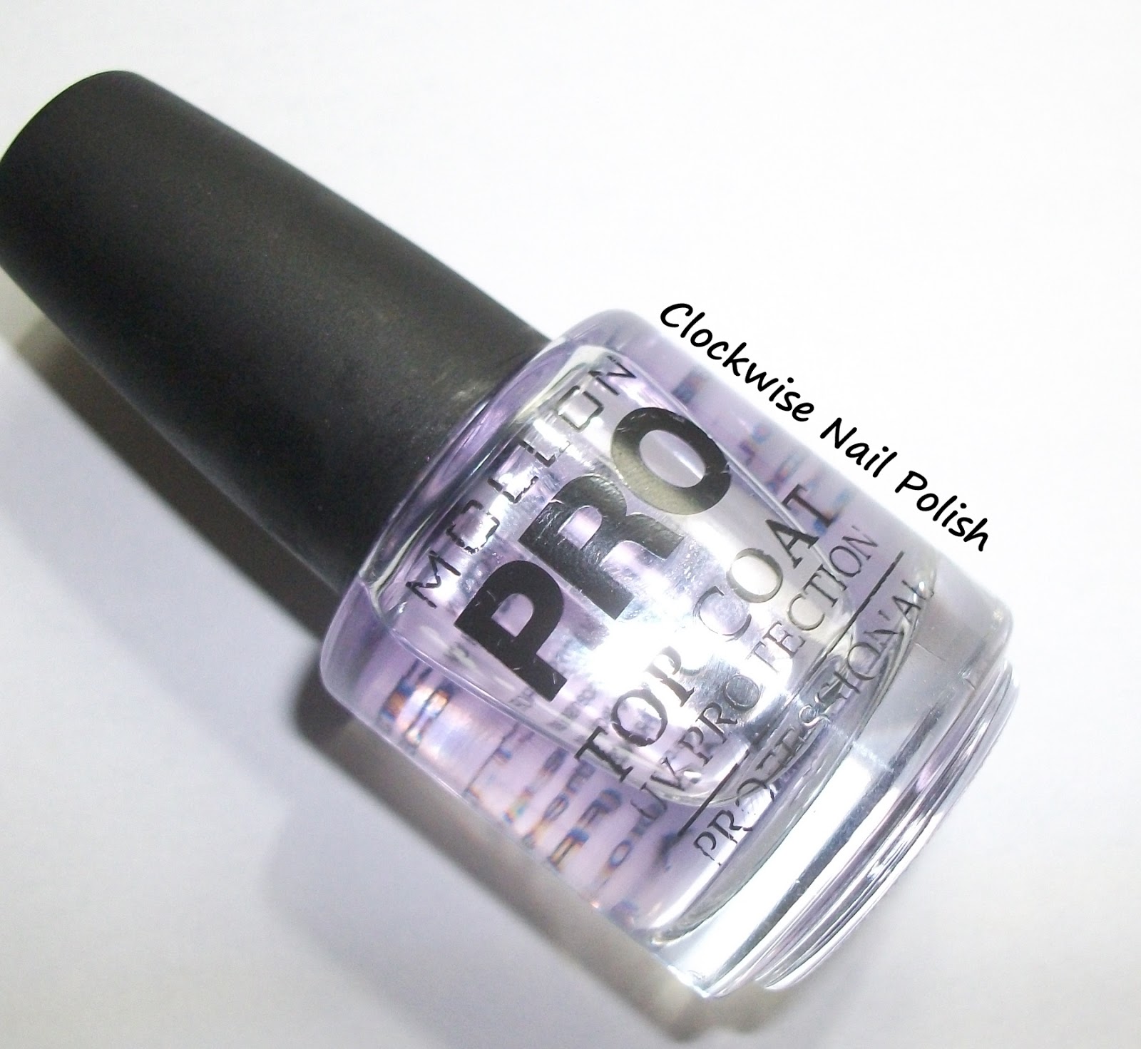 The Clockwise Nail Polish: Review: Mollon Pro Top Coat UV Protection