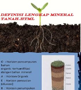 Definisi Lengkap Mineral Tanah