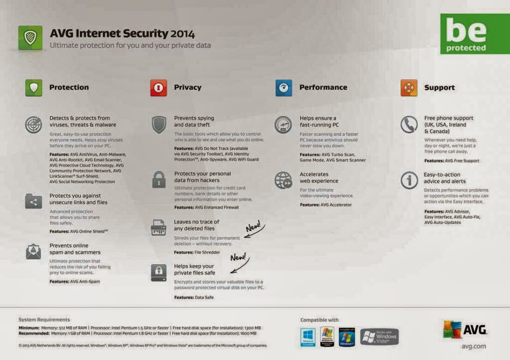 AVG Internet Security 1 User 2014