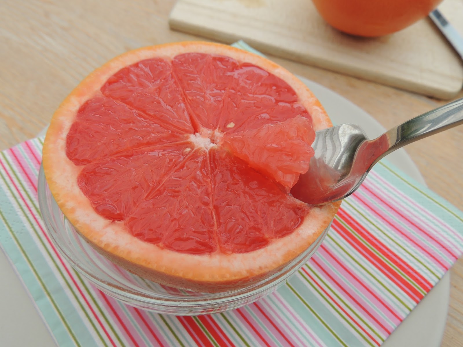 Pompelmoes etensklaar maken