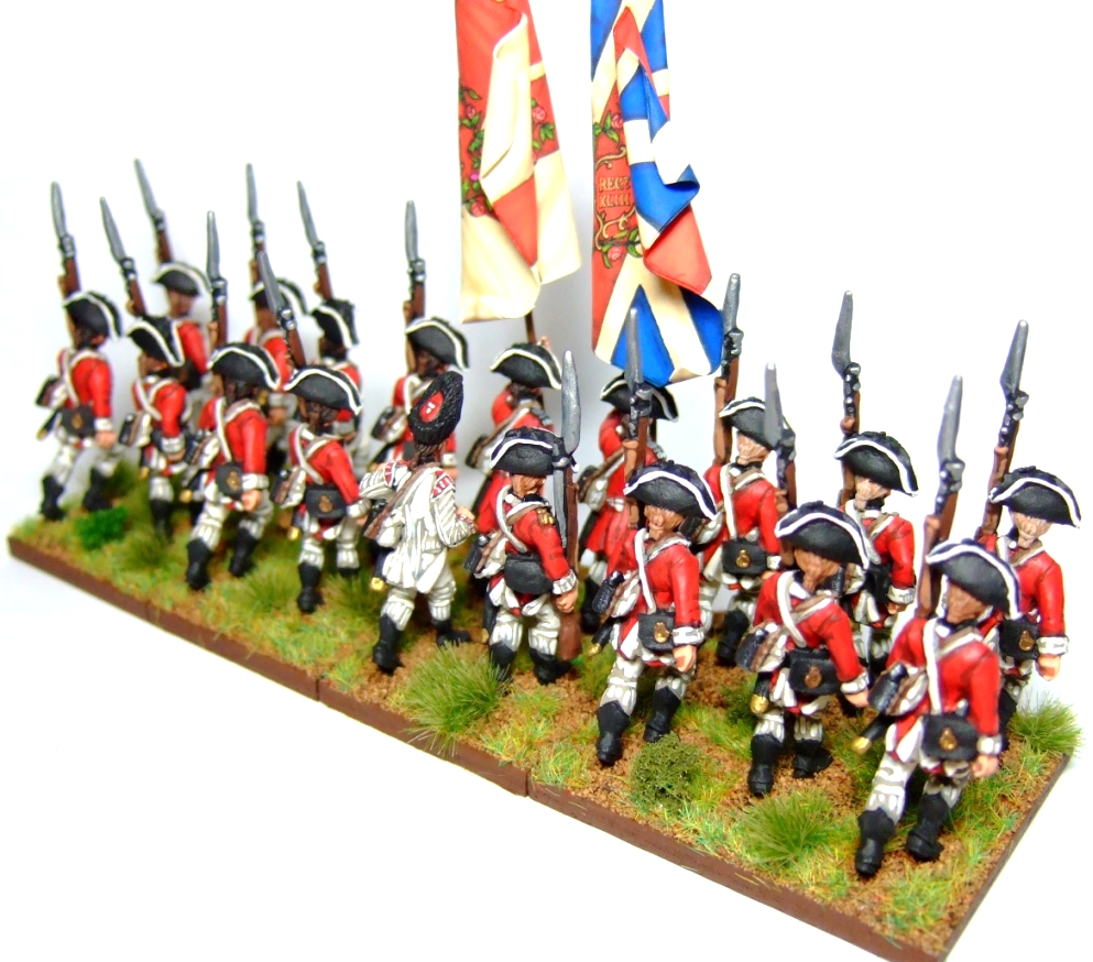 MacPhee's Miniature Men: 28mm AWI British Line Infantry Regiments