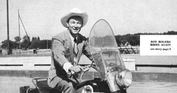 Just A Car Guy: Roy Rogers, 1958 magazine cover photo on a Harley, and ...