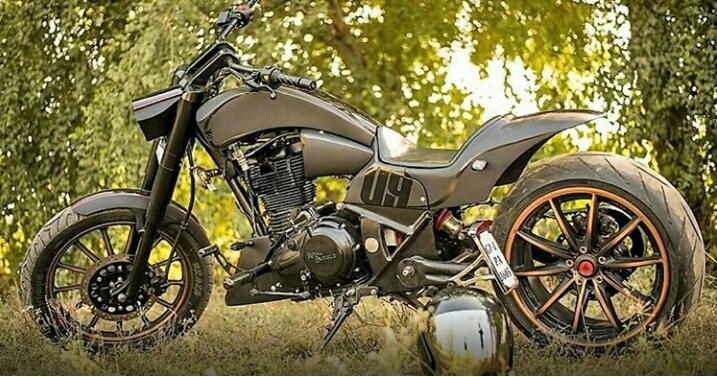 New modified Royal Enfield Thunderbird 350