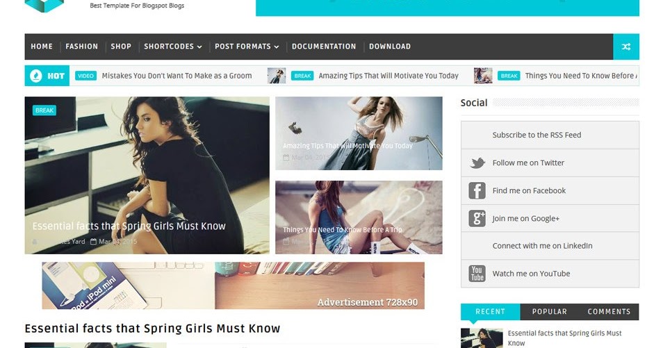10 Best Free Blogger Templates To Create A Beautiful Blog Or Magazine ...