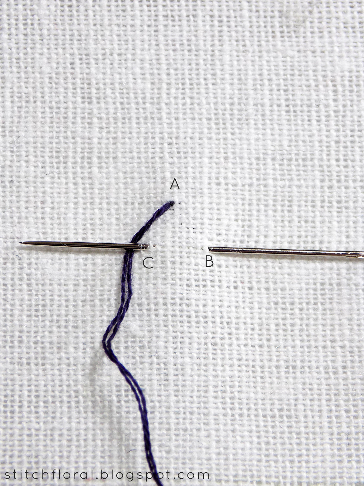 Double chain stitch tutorial - Stitch Floral