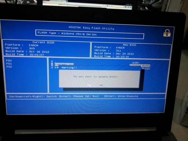 Cara Update memperbarui versi BIOS Asus pada Windows sistem