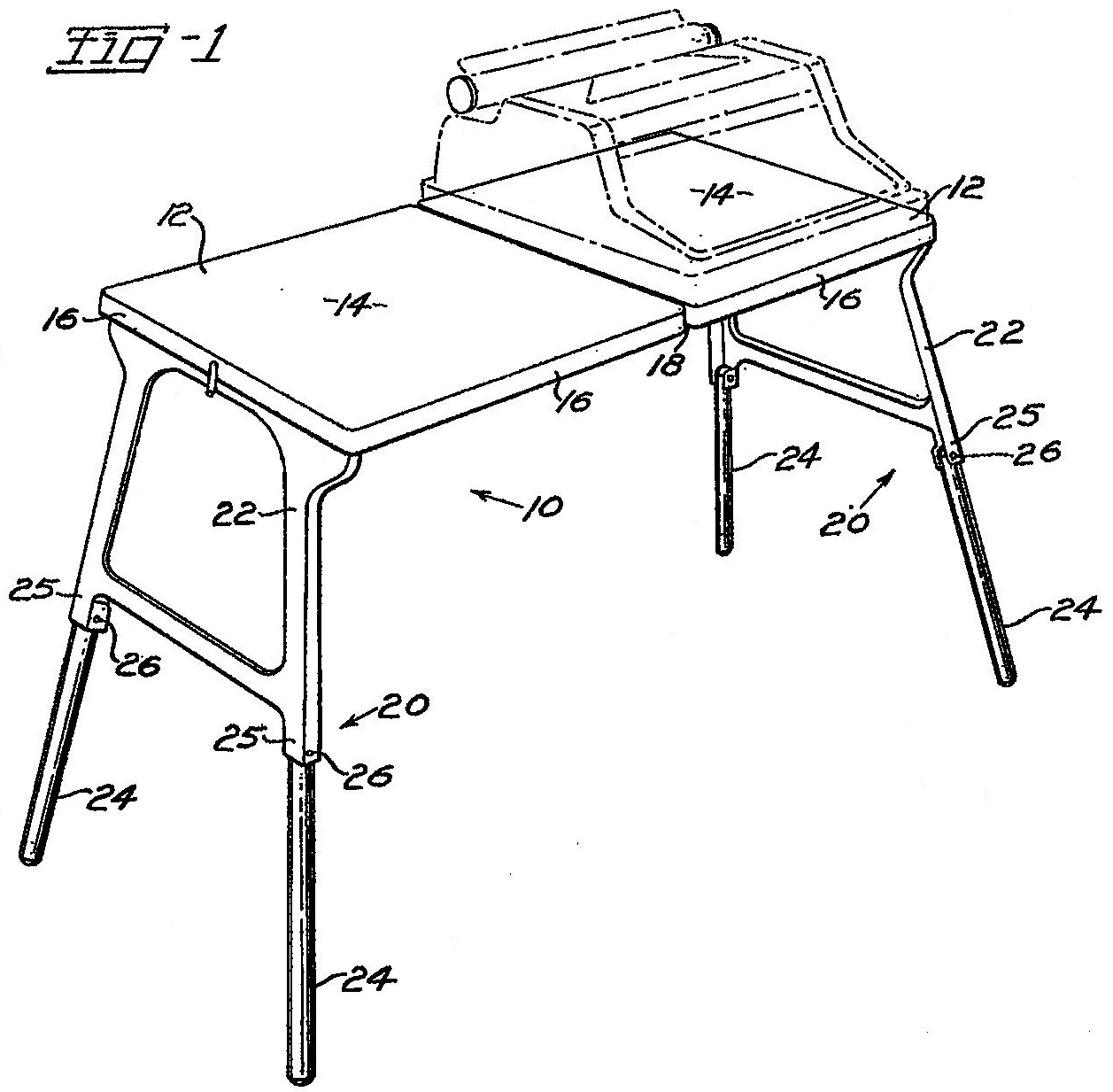 oz.Typewriter: Underwood Portable Typewriter Case Stand