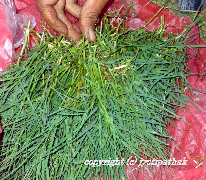 Taste of Nepal: Dubo Grass Garland - (हरियो दुबो घास को माला)
