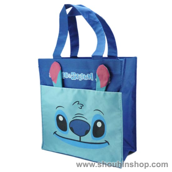 Aneka Pernak - Pernik Anime Karakter / Tokoh Animasi: Tas Kotak Stitch Face
