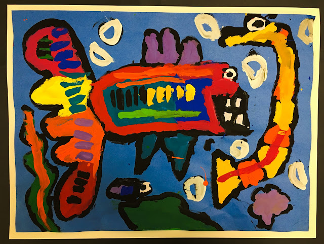 Paintbrush Rocket: 2nd Grade - Hooray for Fish!