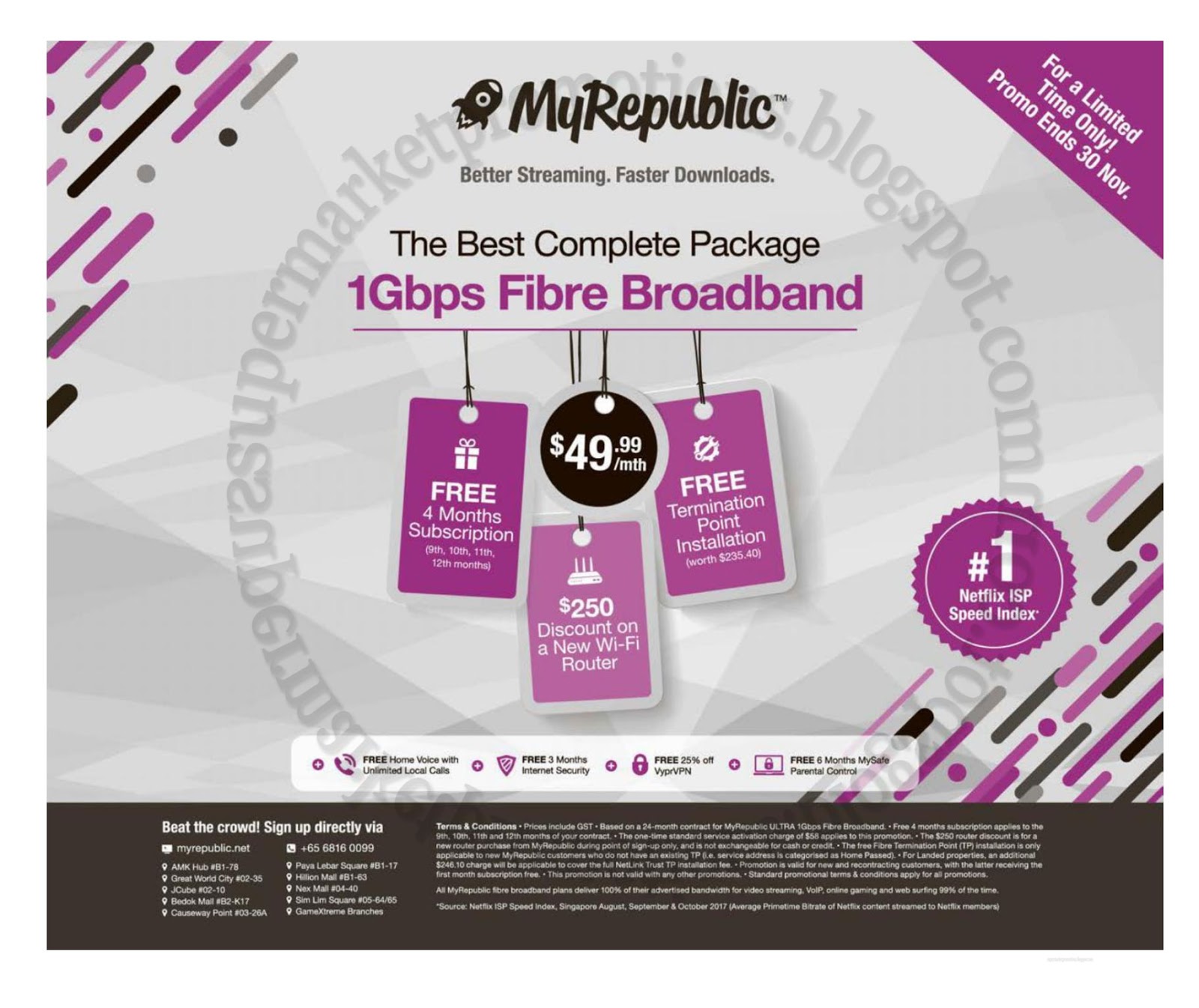 MyRepublic Fibre Broadband Package 23 November 2017 ~ Supermarket ...