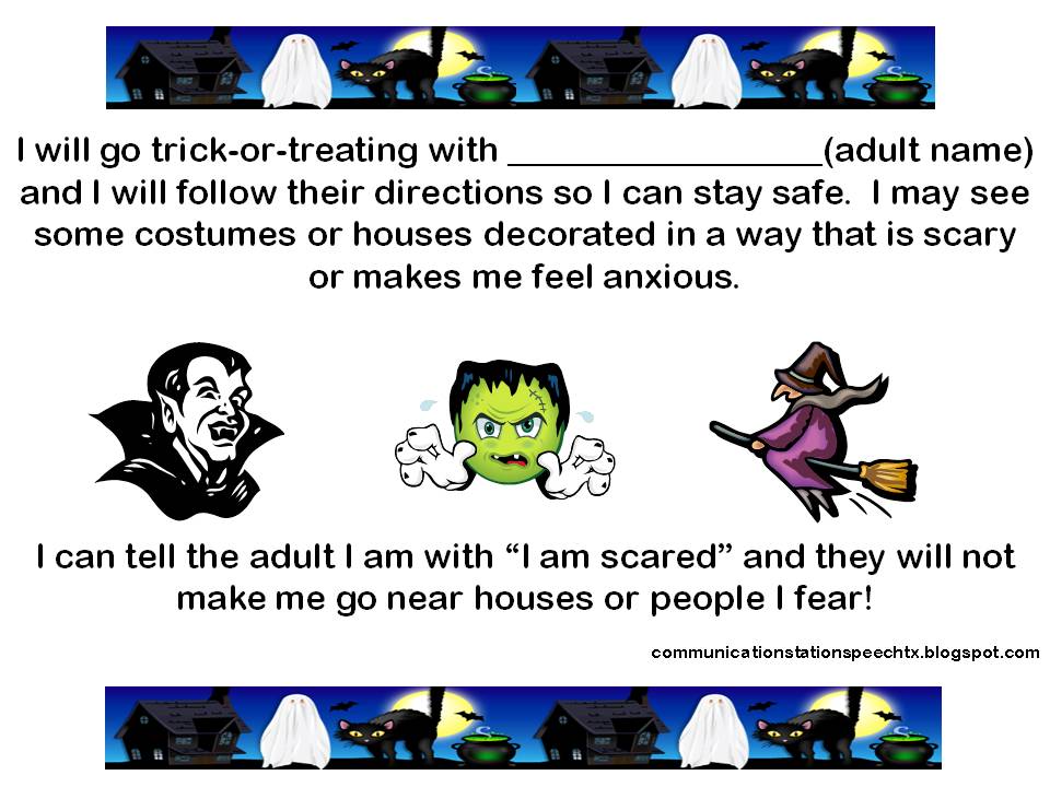 Communication Station: Speech Therapy PLLC: Halloween Themed Language ...