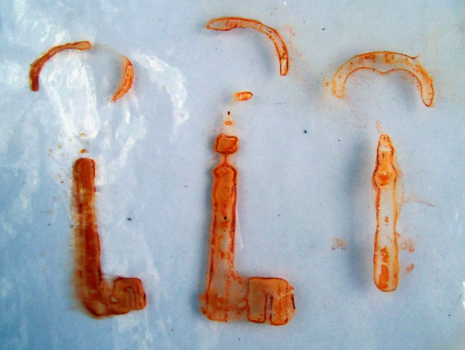 Artangel: Mixed media art rust print technique tutorial