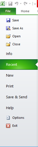 komputer: FUNGSI MENU TOOLBAR PADA MICROSOFT EXCEL 2010 ( A ). MENU ...