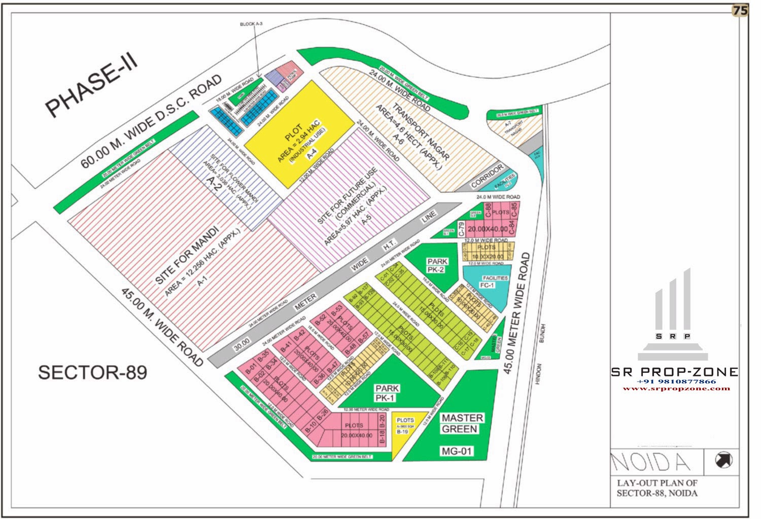 Greater Noida Industry I BUY I SALE I RENT: Layout Plan of Noida Sector ...