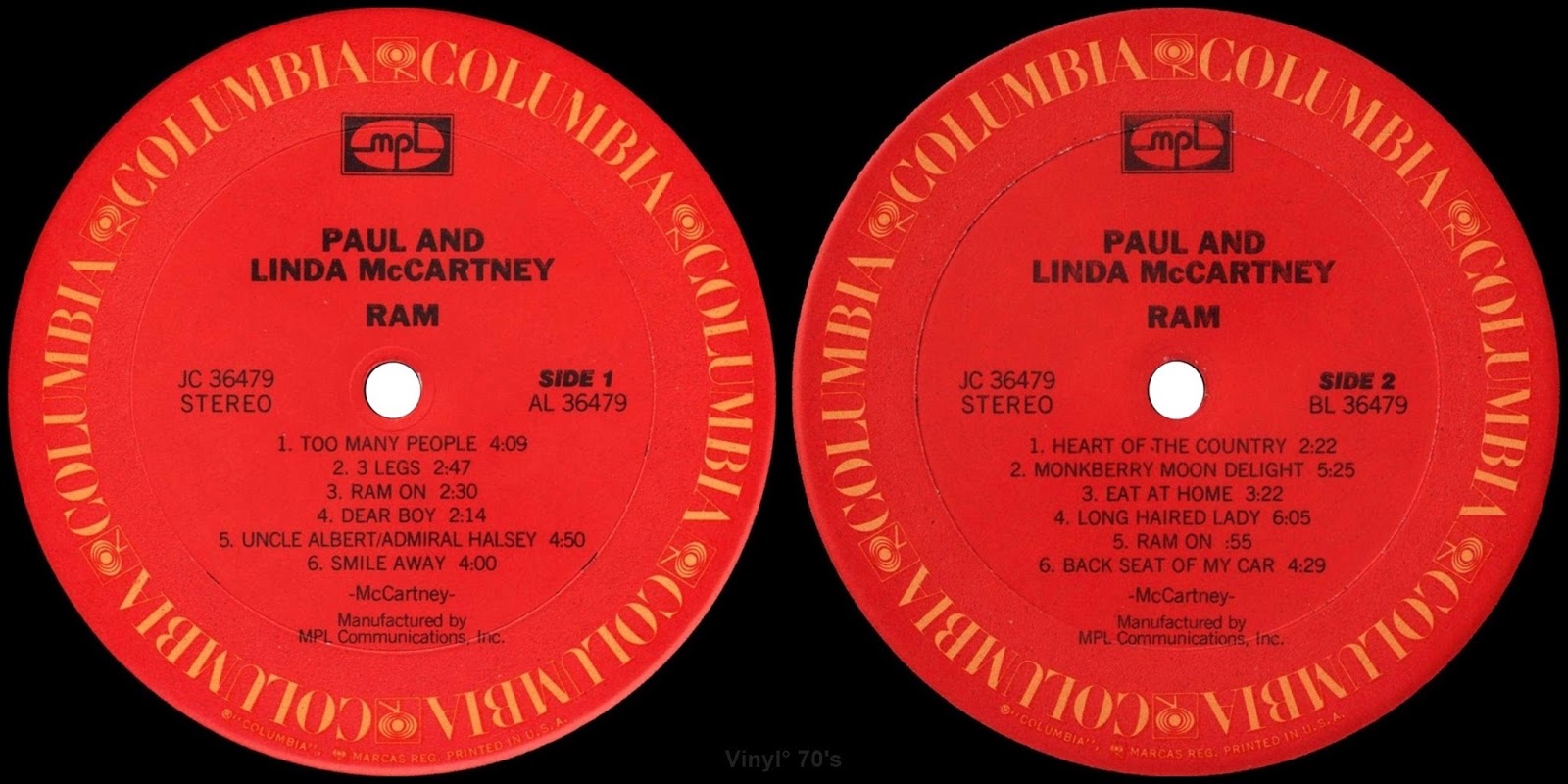 1971 Ram - Paul McCartney - Rockronología