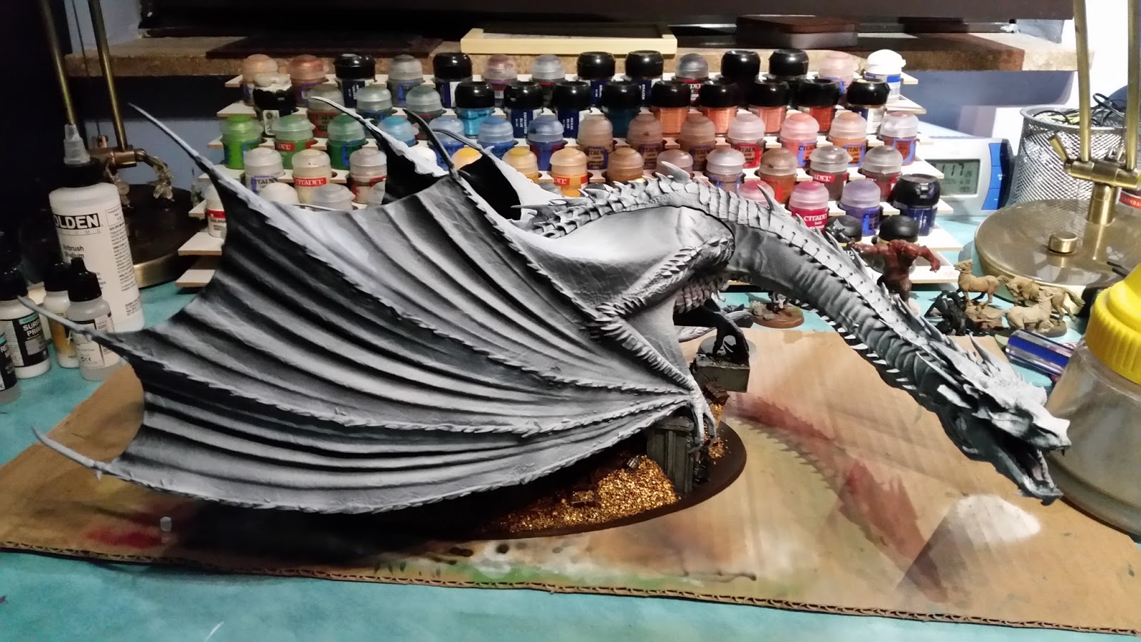 The Fellowship of the Miniatures: Enormous wings (second update smaug)