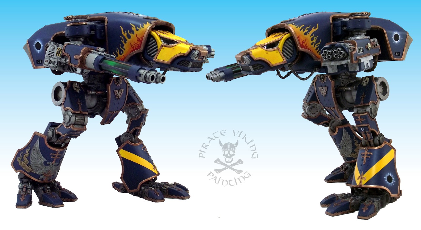 Pirate Viking Painting: Triari Sinister Walks!